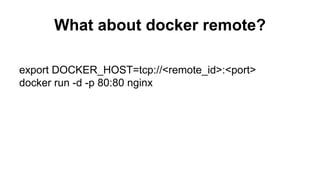 Docker-machine | PPT