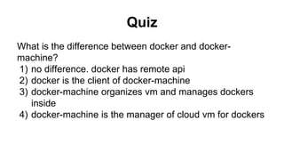 Docker-machine | PPT