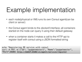 Service discovery in Docker environments | PPT