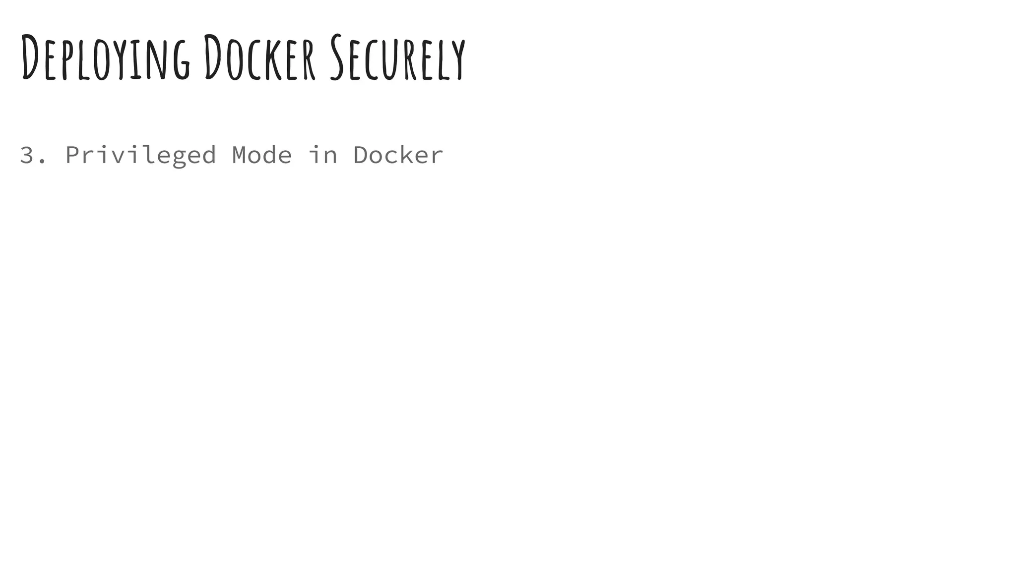 Understanding Dockers From A Security Perspective Ppt