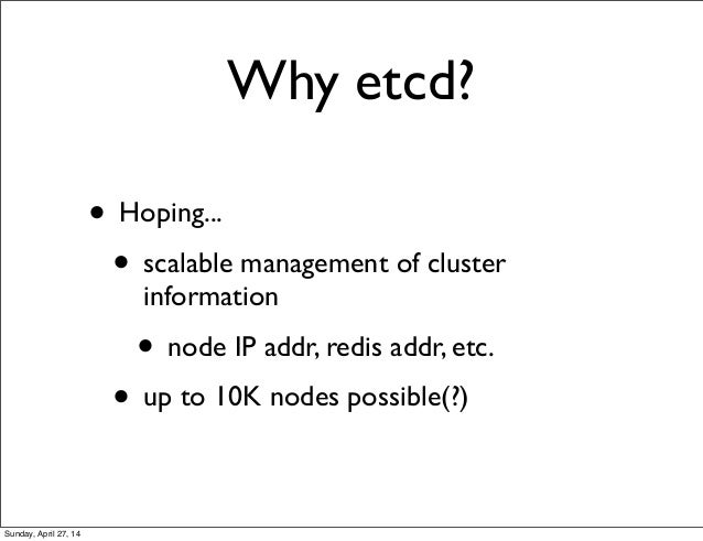 Docker + GCE + etcd + ray tracing