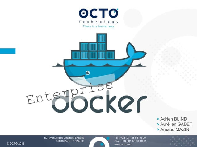 Docker Meetup Paris Enterprise Docker Ppt