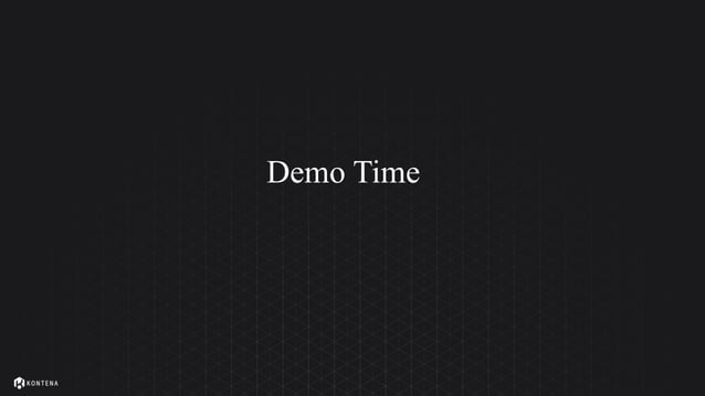 Running and Scaling Docker Containers with Kontena | PPT