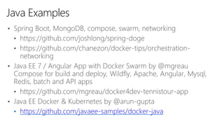 Docker Platform and Ecosystem Nov 2015 | PPT