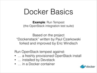 Docker and OpenStack at Rackspace | PDF