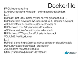 Docker and OpenStack at Rackspace | PPT