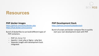 PHP development with Docker | PPT