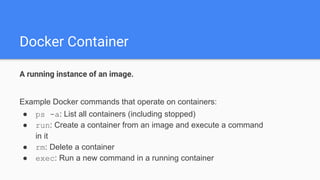 Docker presentation | PPT