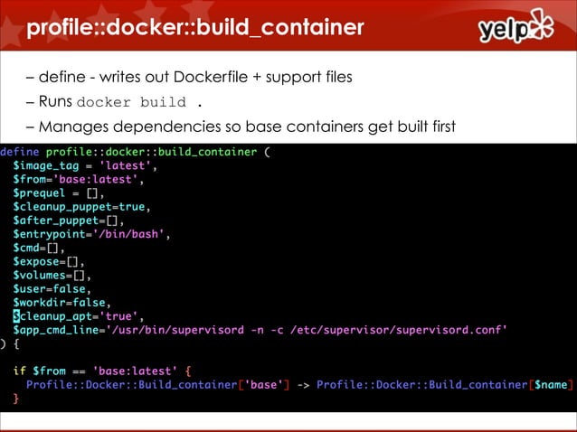Taking Control of Chaos with Docker and Puppet | PPT
