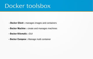 Docker slide | PPT