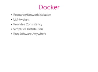 Deploying and Scaling a Rails Application with Docker and Friends | PPT