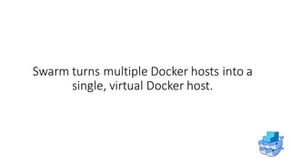Docker Swarm: Docker Native Clustering | PPT