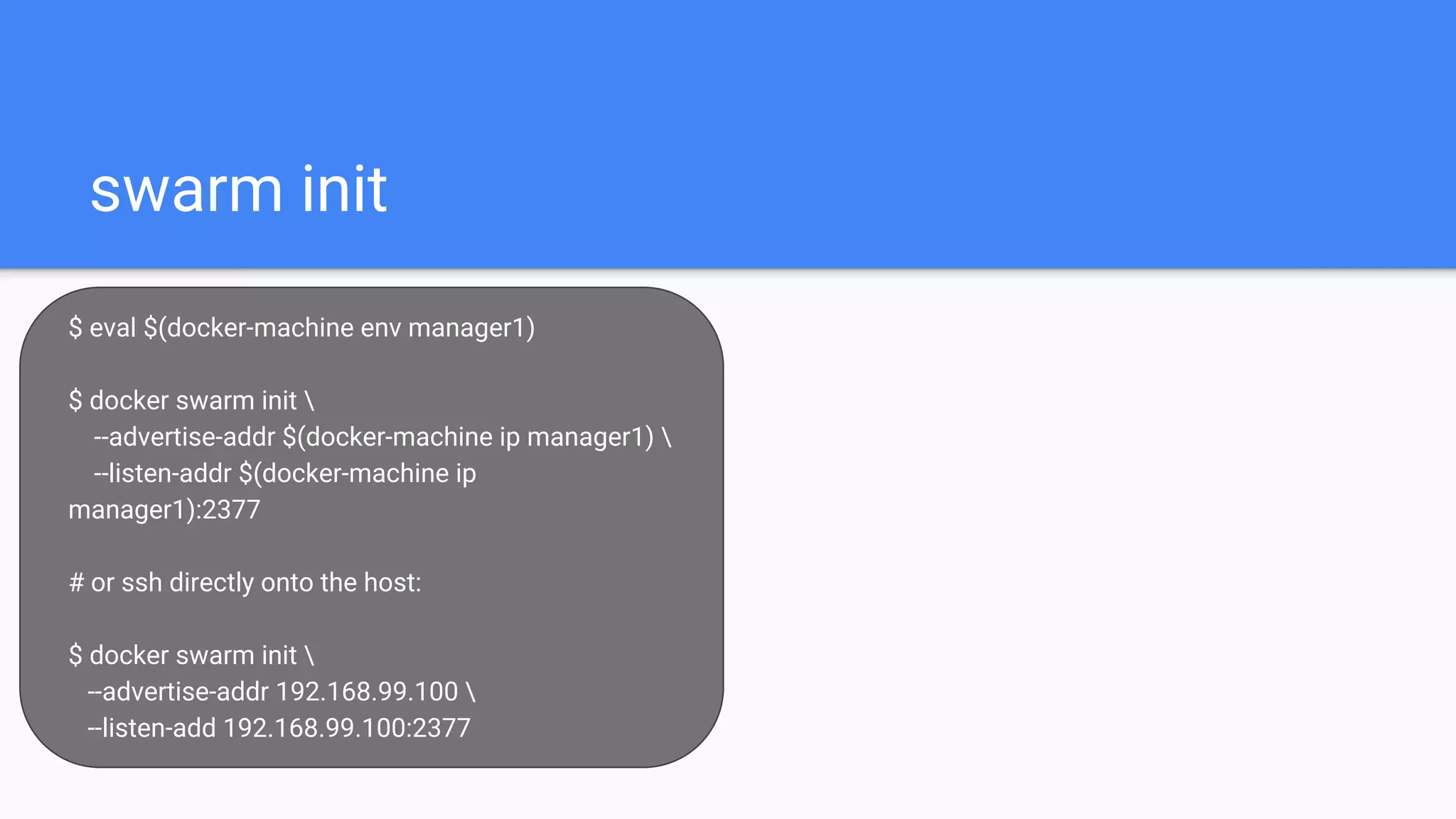 Docker 1.12 and swarm mode | PDF