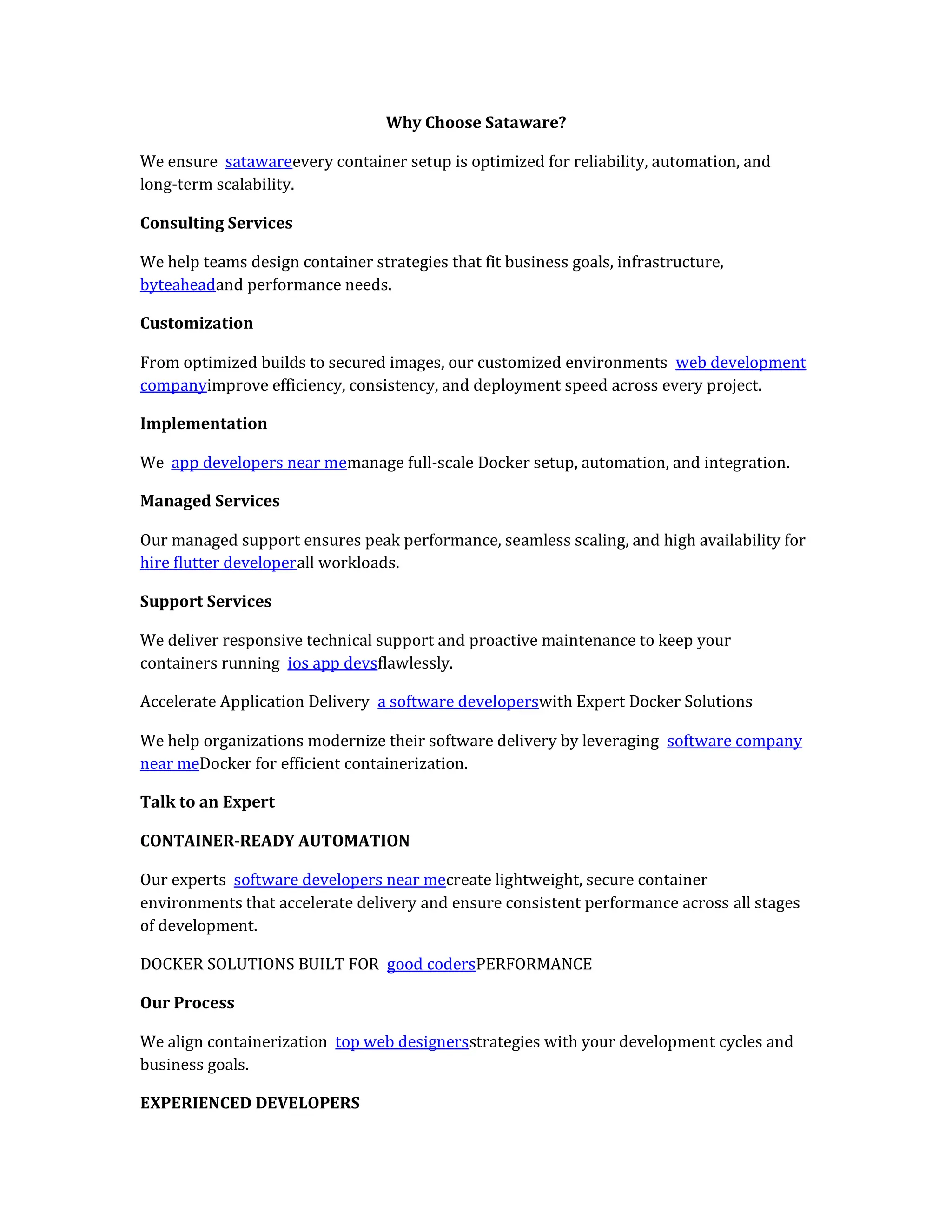 Docker Containerization & DevOps Services | PDF
