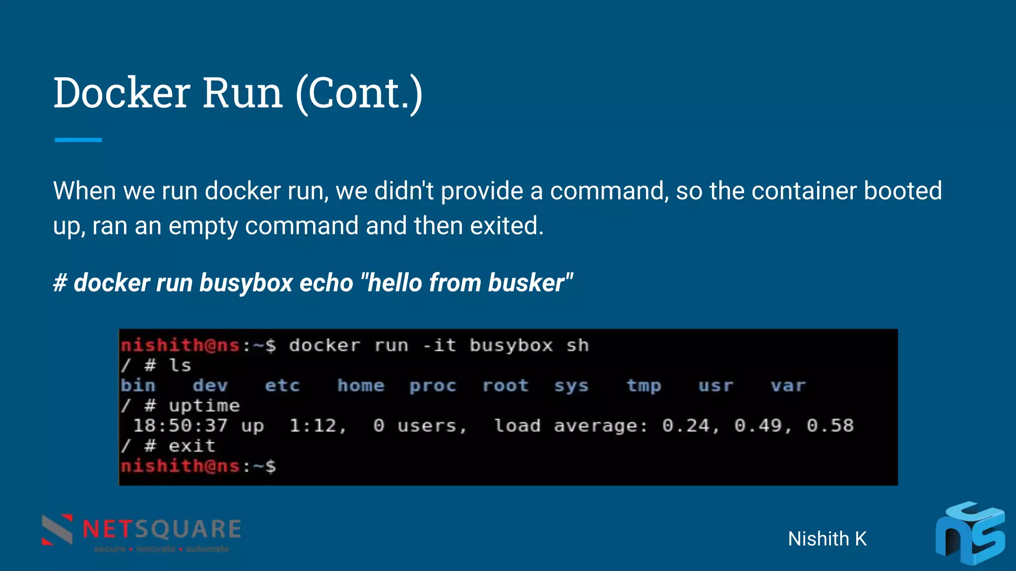 Docker 101 | PPT