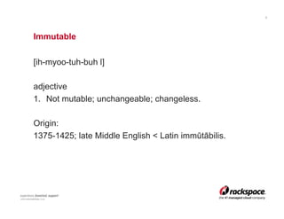 Docker 102 - Immutable Infrastructure | PPT