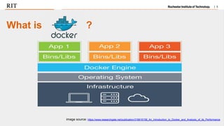 Docker container basics and efficiency of Kubernetes | PPT