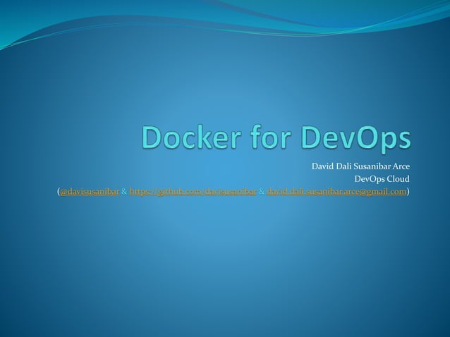 Docker 3 Ppt