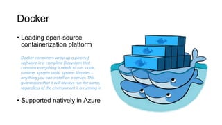 Docker and Azure Kubernetes service.pptx