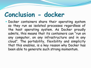Docker and containerization | PPT