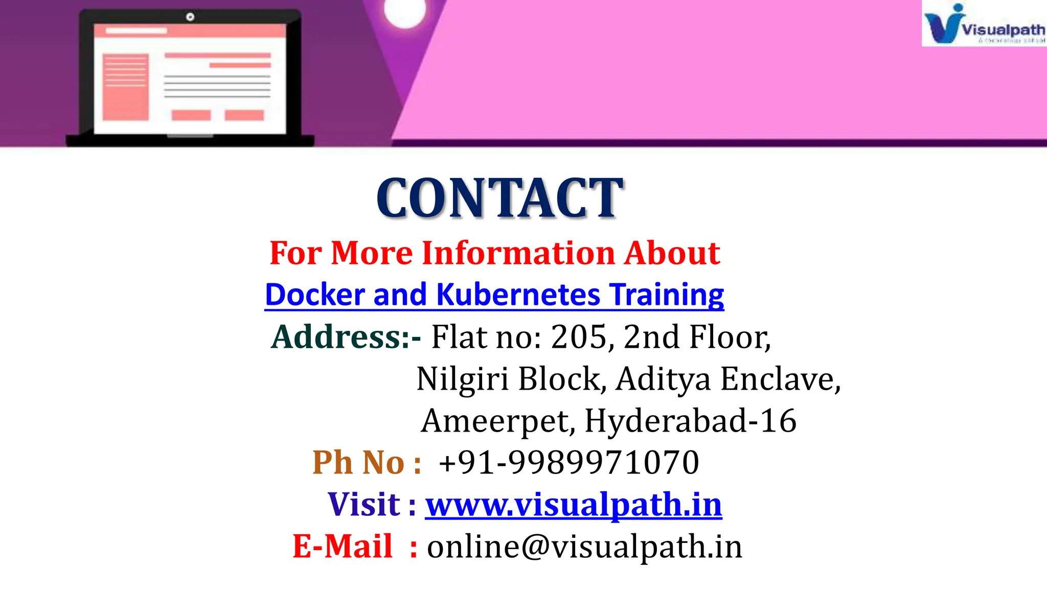 Docker And Kubernetes Training Visualpath Ppt