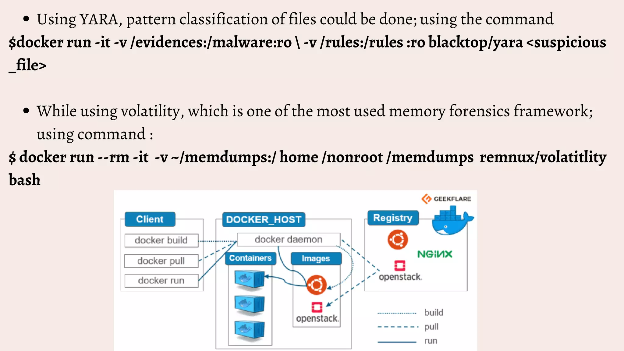 Forensic basics of Docker and Malware | PDF