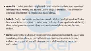 Forensic basics of Docker and Malware | PDF