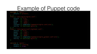 Docker and Puppet for Continuous Integration | PPT