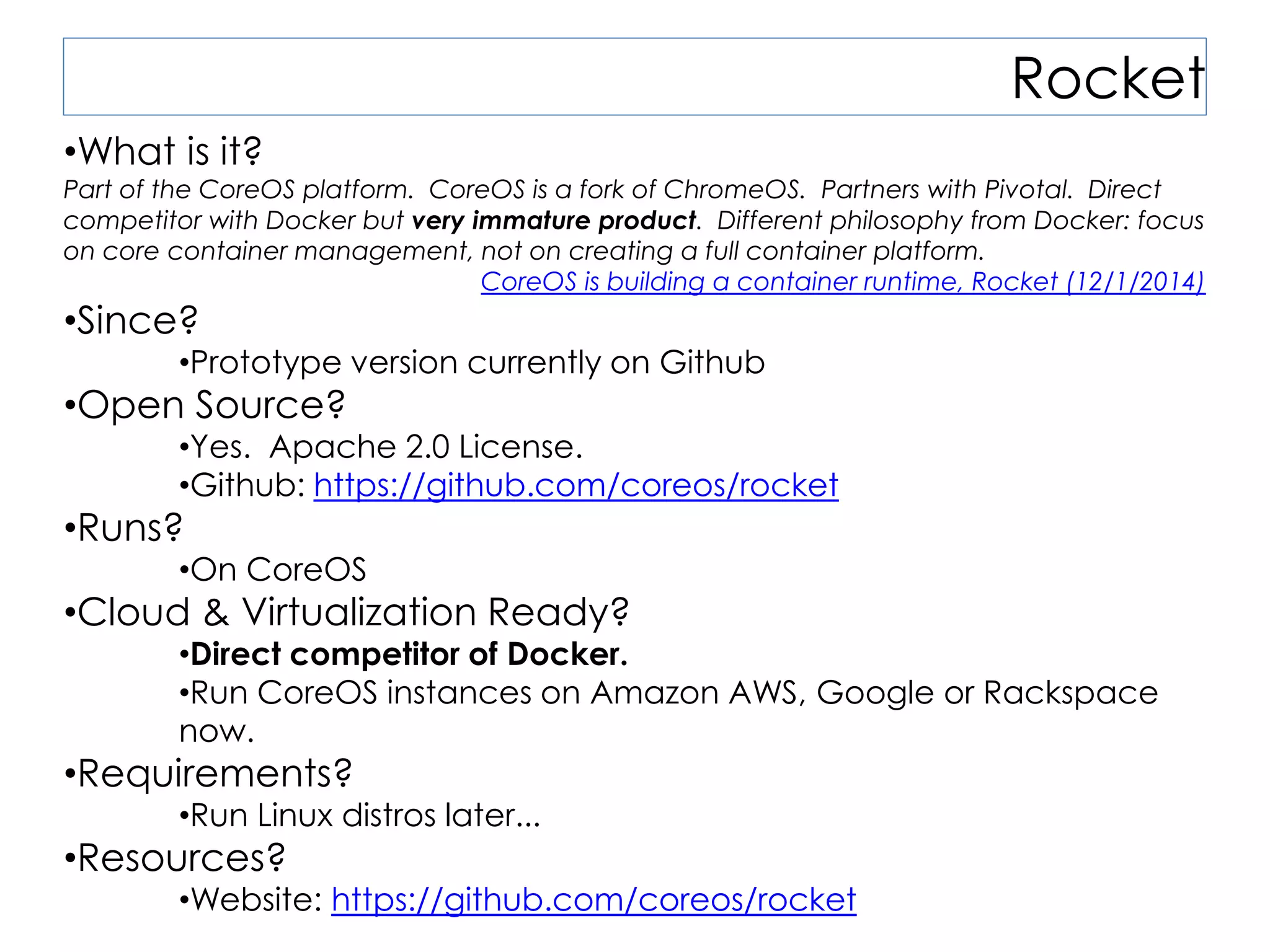 Docker and the Container Ecosystem | PPT