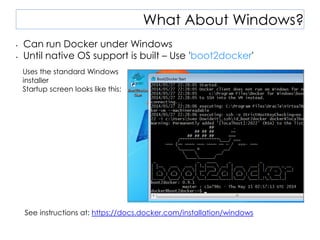 Docker and the Container Ecosystem | PPT