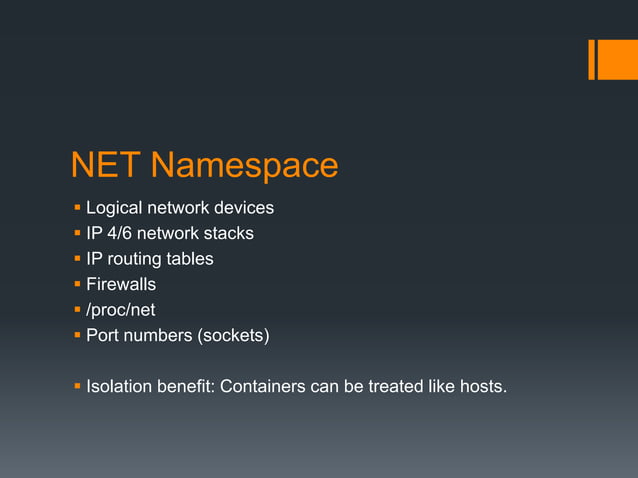 Docker: Aspects of Container Isolation | PPT