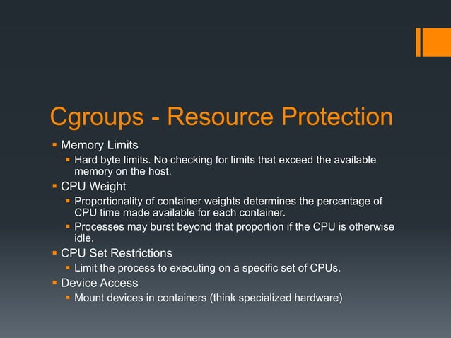Docker: Aspects of Container Isolation | PPT