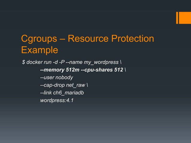 Docker: Aspects of Container Isolation | PPT