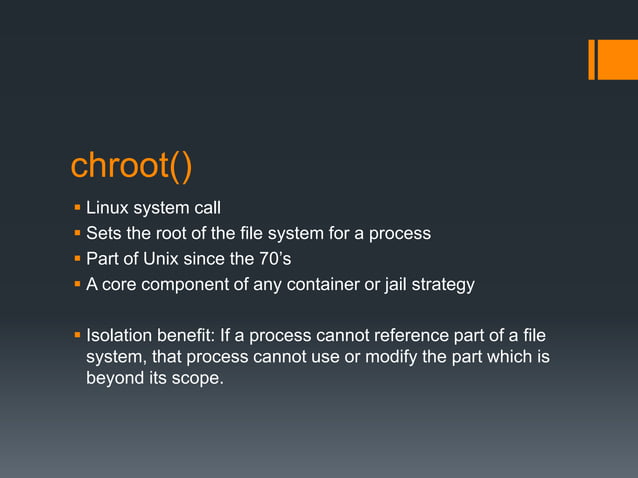 Docker: Aspects of Container Isolation | PPT