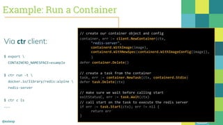 Docker Athens: Docker Engine Evolution & Containerd Use Cases | PPT