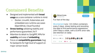 Docker Athens: Docker Engine Evolution & Containerd Use Cases | PPT