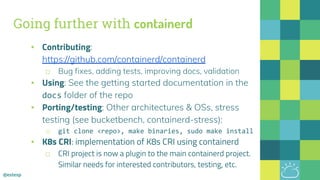Docker Athens: Docker Engine Evolution & Containerd Use Cases | PPT
