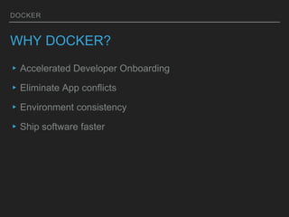 Docker Basic Presentation | PPT