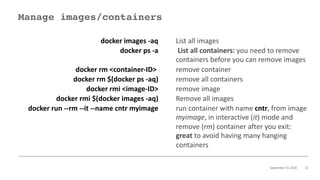 Docker for Deep Learning (Andrea Panizza) | PPT