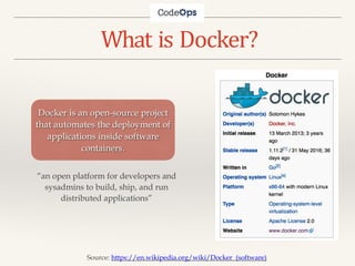 Learn docker Interactively with Examples | PPTX