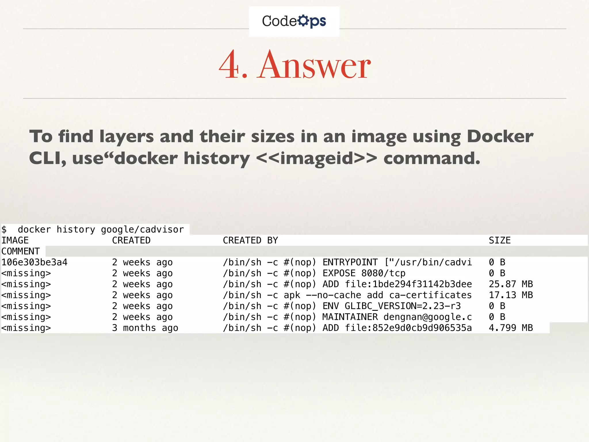Docker by Example - Quiz | PPT