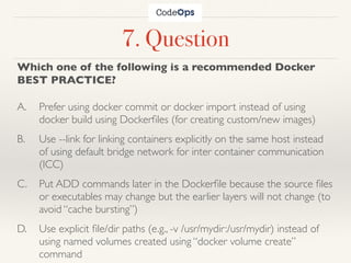 Docker by Example - Quiz | PPT