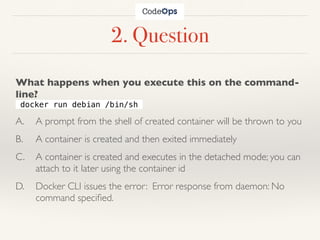 Docker by Example - Quiz | PPT