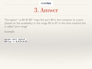 Docker by Example - Quiz | PPT