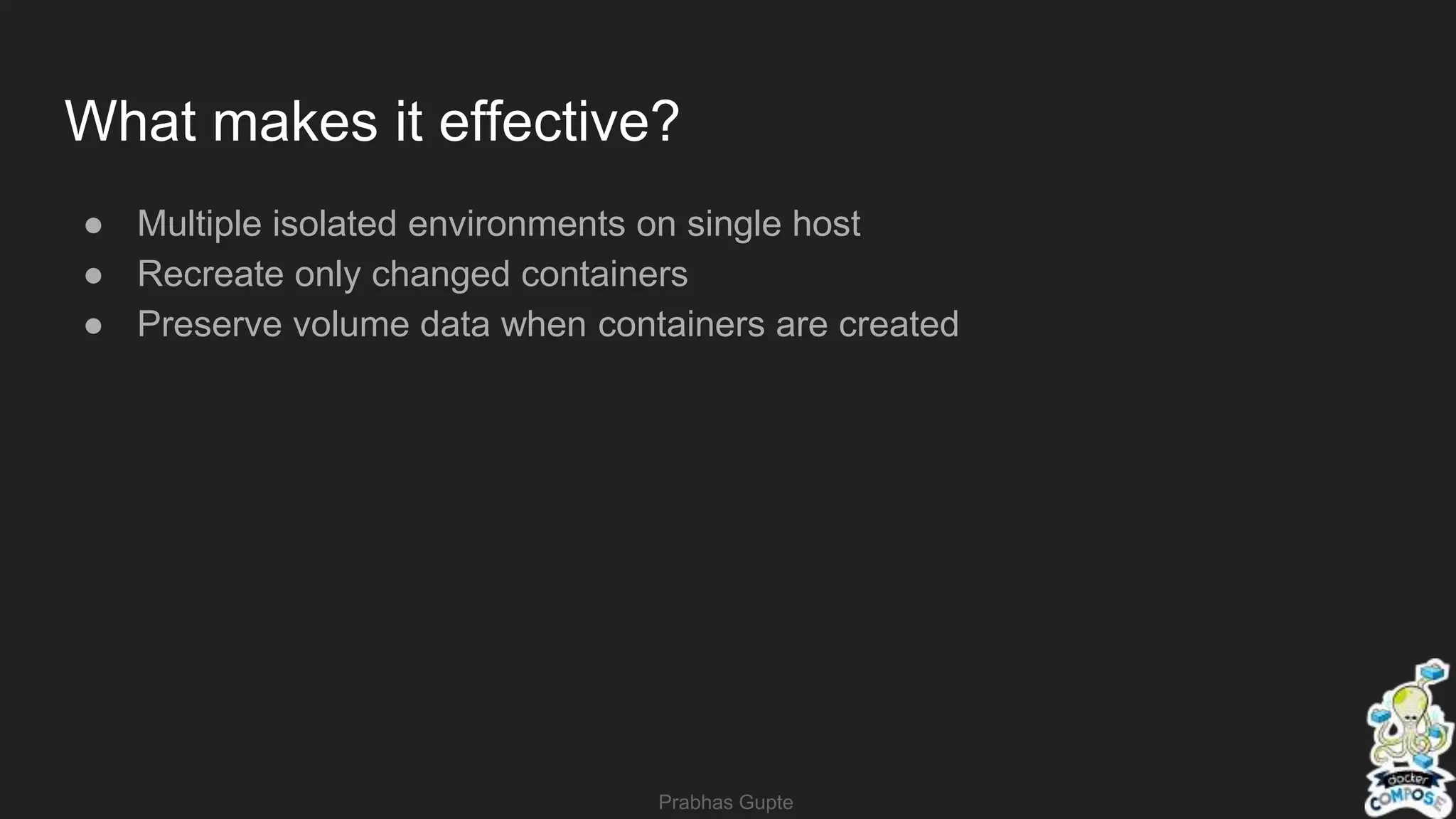Introduction to Docker Compose | PPT