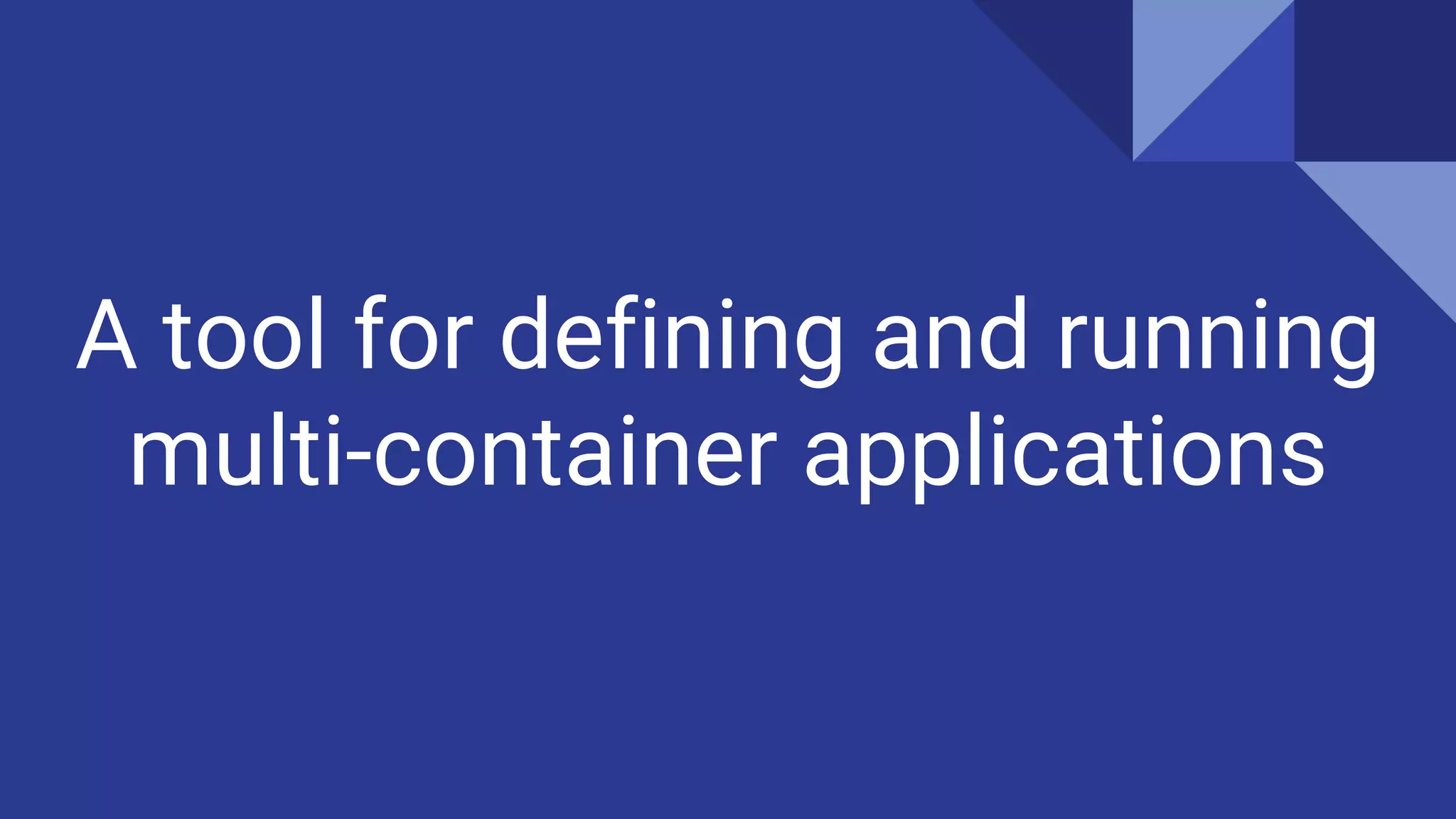 Docker Compose Docker Configuration For The Real World Pptx 0079