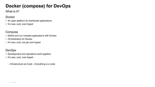Docker (compose) in devops - prague docker meetup | PPT