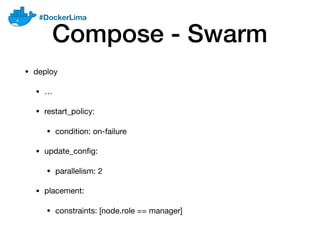 Docker Compose to Production with Docker Swarm | PPT