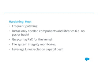 Securing the Container Pipeline at Salesforce by Cem Gurkok | PPT