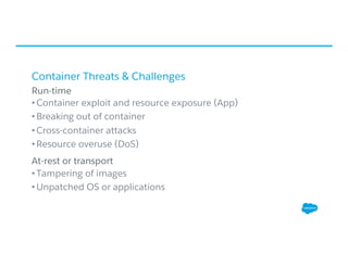 Securing the Container Pipeline at Salesforce by Cem Gurkok | PPT